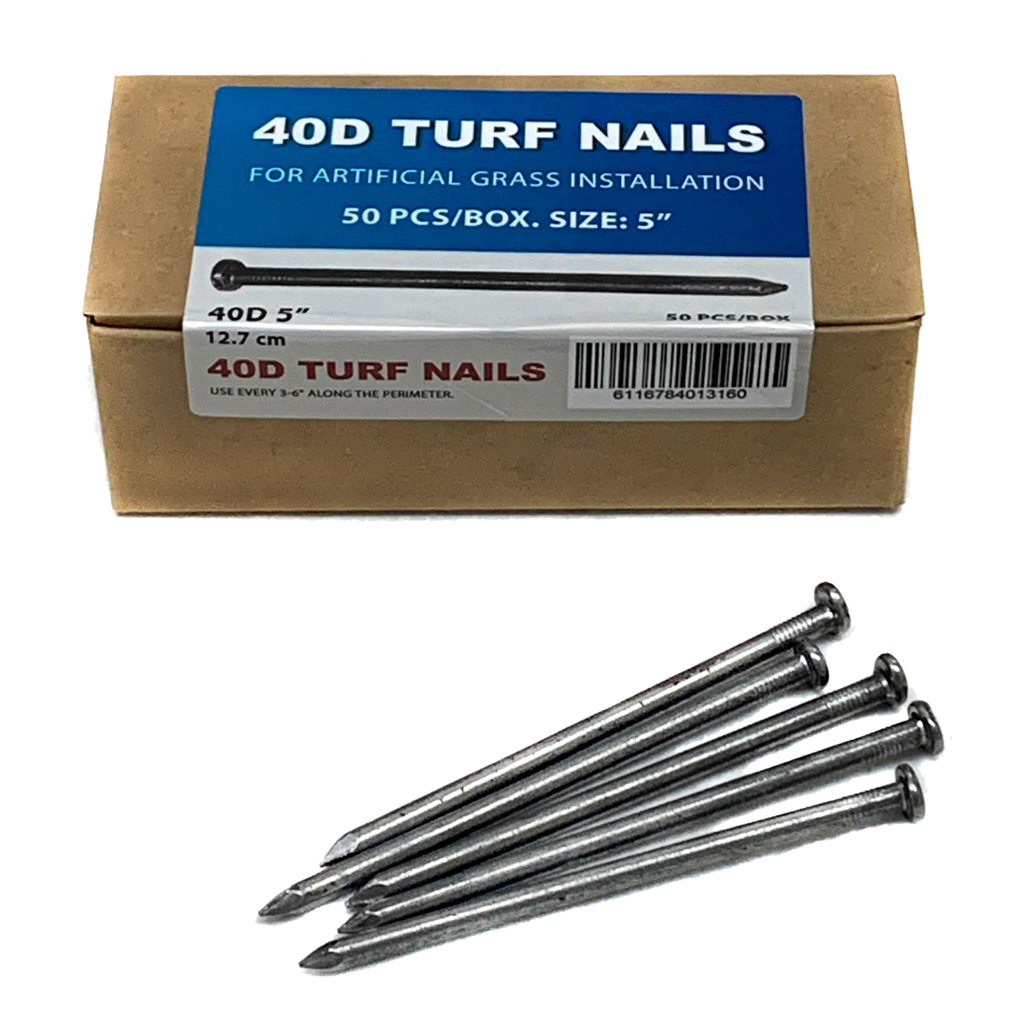 5" Turf Installation Nails for Artificial Grass | MegaGrass